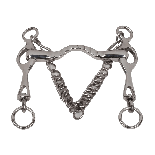 Ported Spanish Curb SS With Chain - Rowland Industrial Corporation